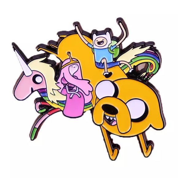 Jewelry | Adventure Time Funny Cartoon Enamel Pin | Poshmark